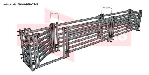 5M SHEEP DRAFT RACE FARM YARD – Rono Gates
