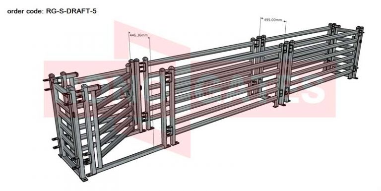 5M SHEEP DRAFT RACE FARM YARD – Rono Gates