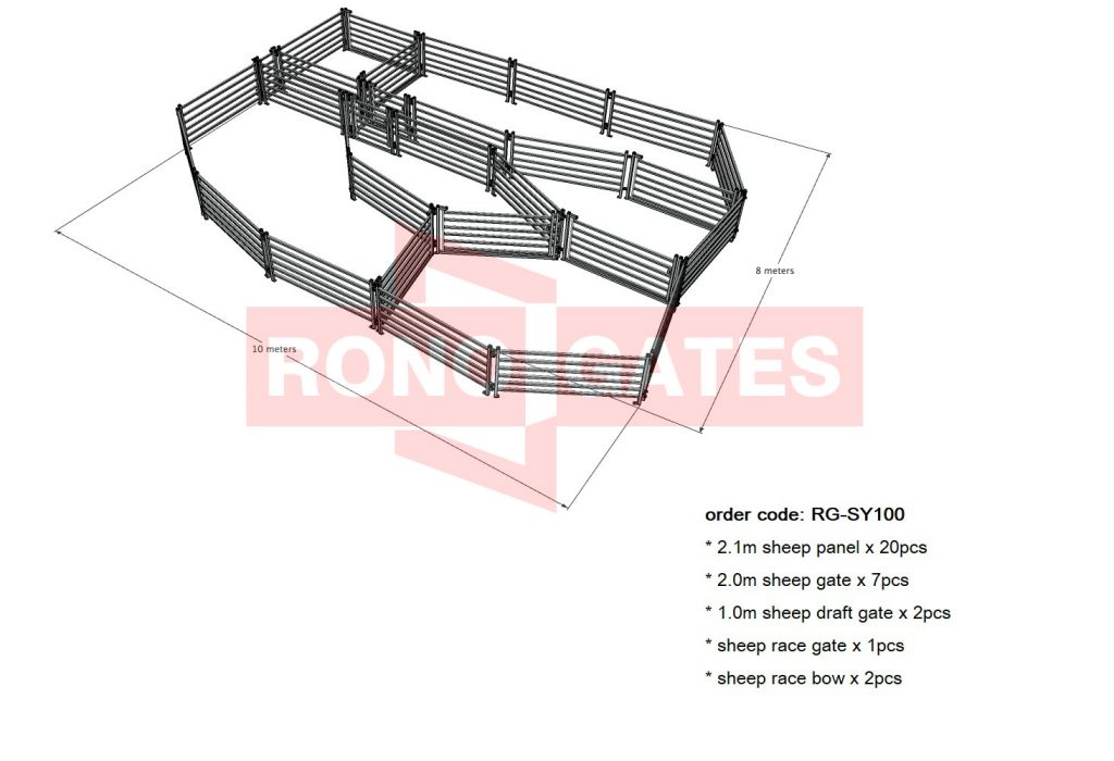 100 HEAD SHEEP YARD DESIGN – Rono Gates